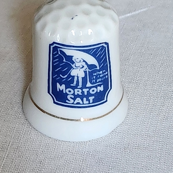 Vintage | Other | Vintage Morton Salt Collectible Thimble | Poshmark